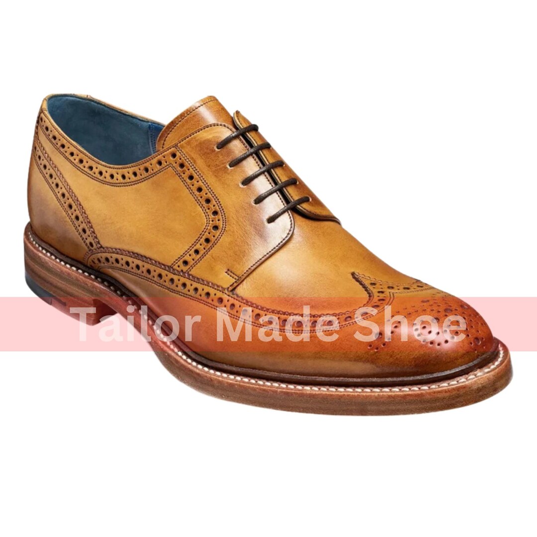 Handmade Goodyear Welted Leather Derby Shoes, Bespoke Dress Shoe - Etsy