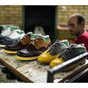 Made to Order Shoe, Handmade Premium Quality Shaded Leather Oxford Shoe ...