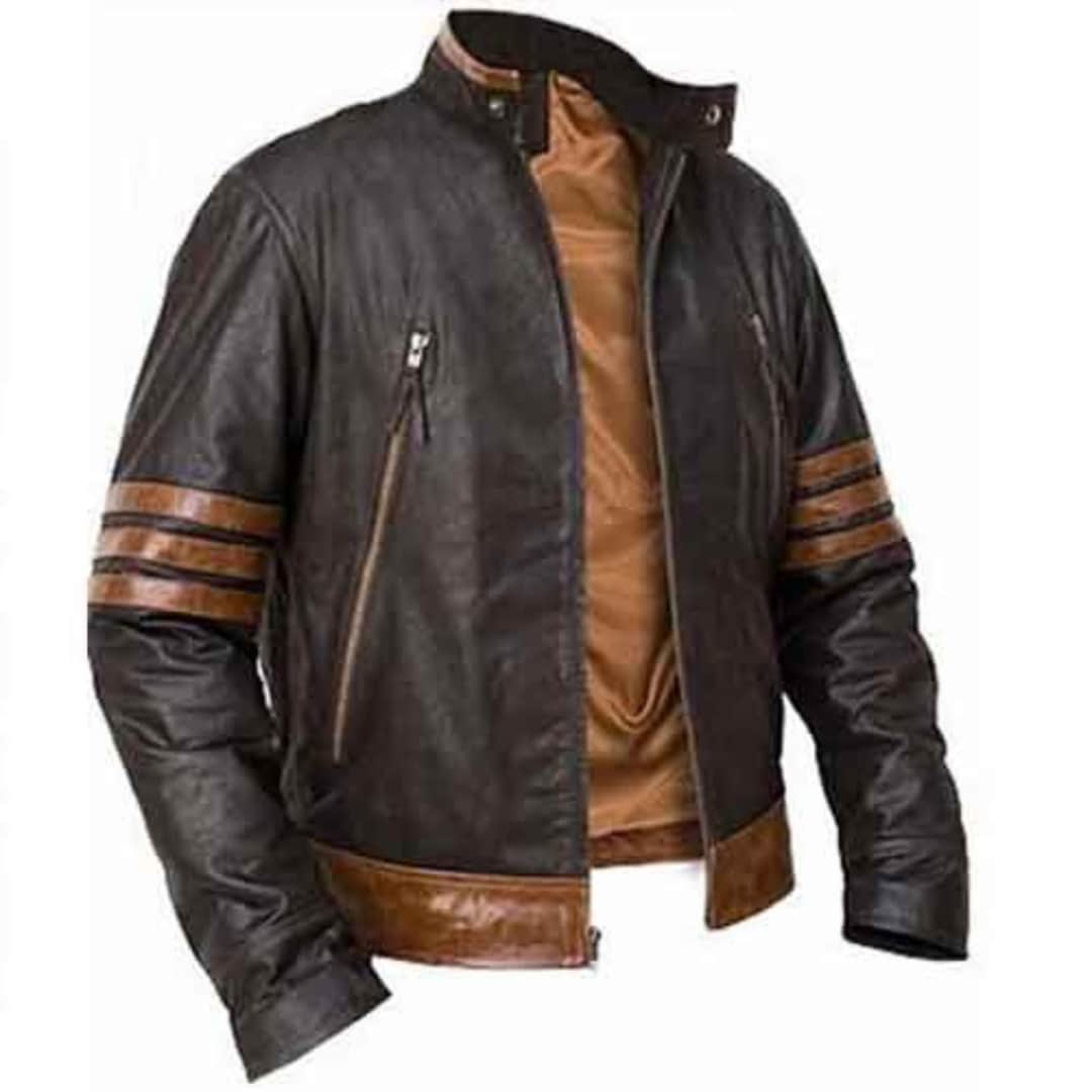 Bespoke X-men Wolverine Leather Jacket, X-men Wolverine Leather Jackets ...