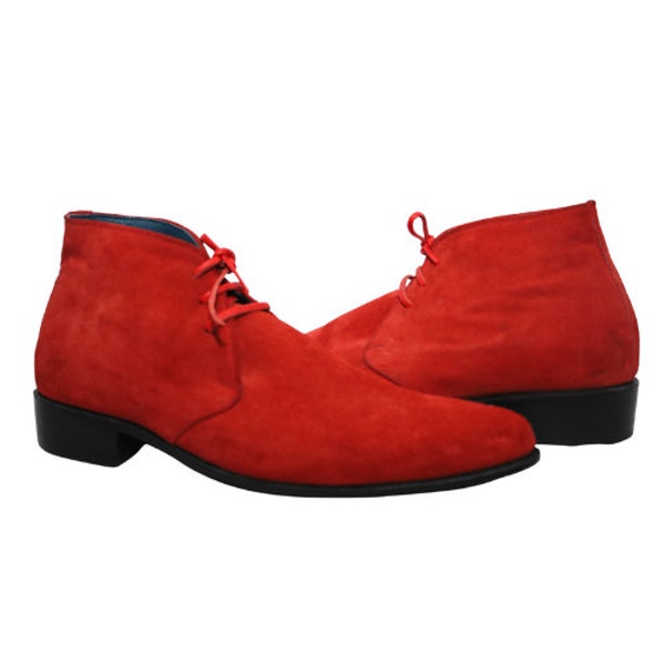 Red Chukka Boots - Etsy