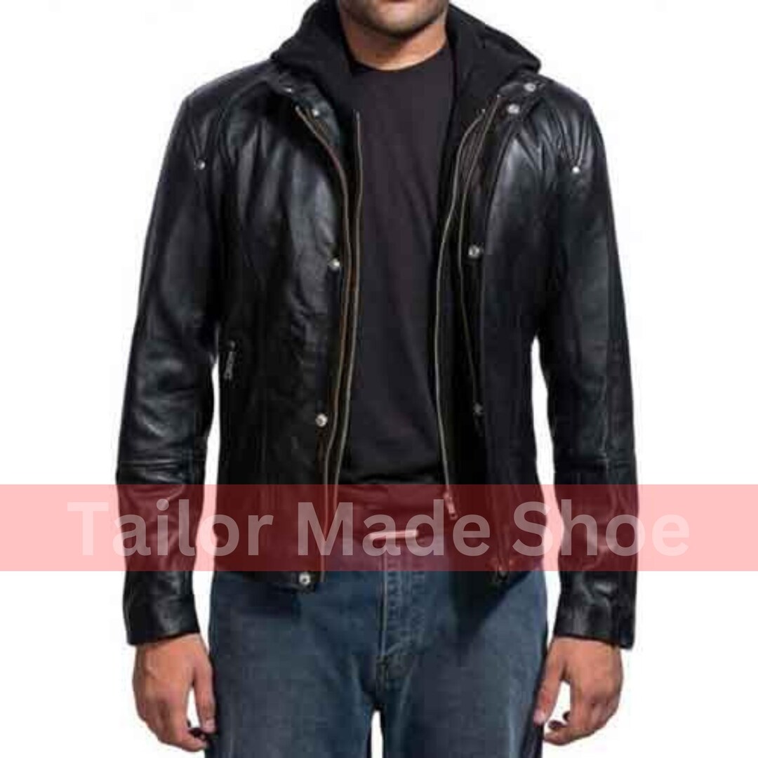 Brick Mansions Damien Collier Leather Jacket Worn by Paul Walker ...