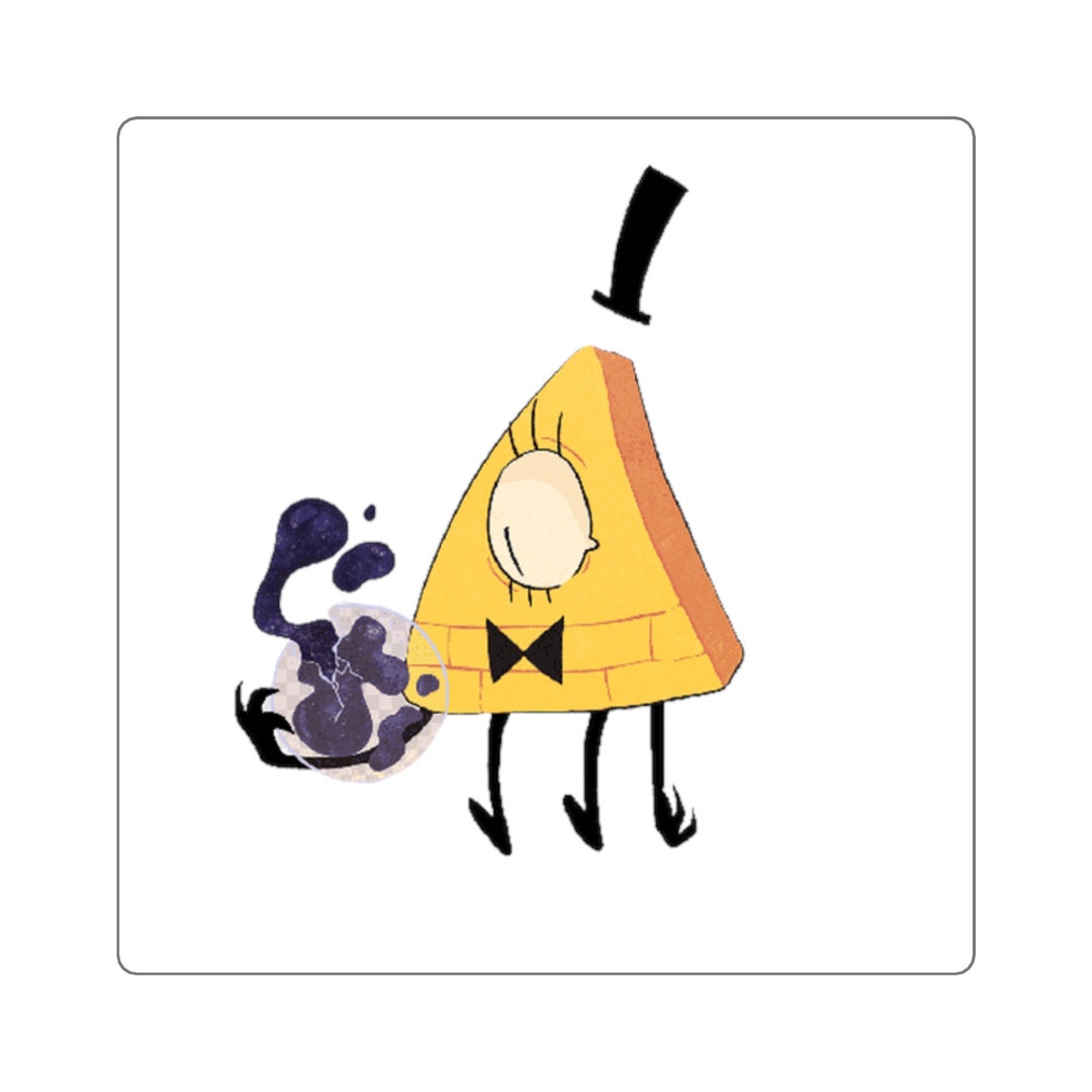 Bill Cipher Square Sticker - Etsy