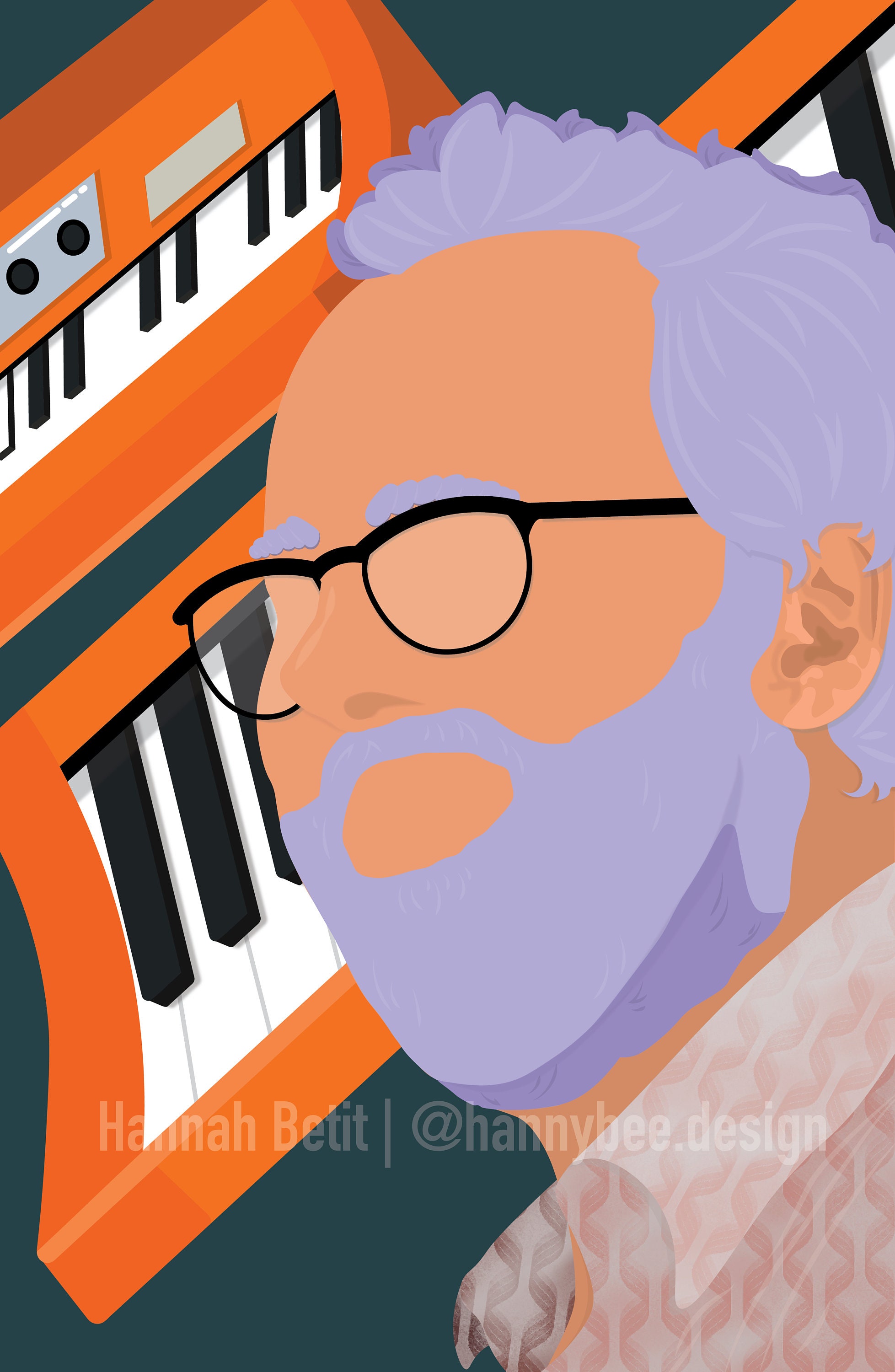 Page Mcconnell Portrait - 11x17" Phish Poster - Etsy