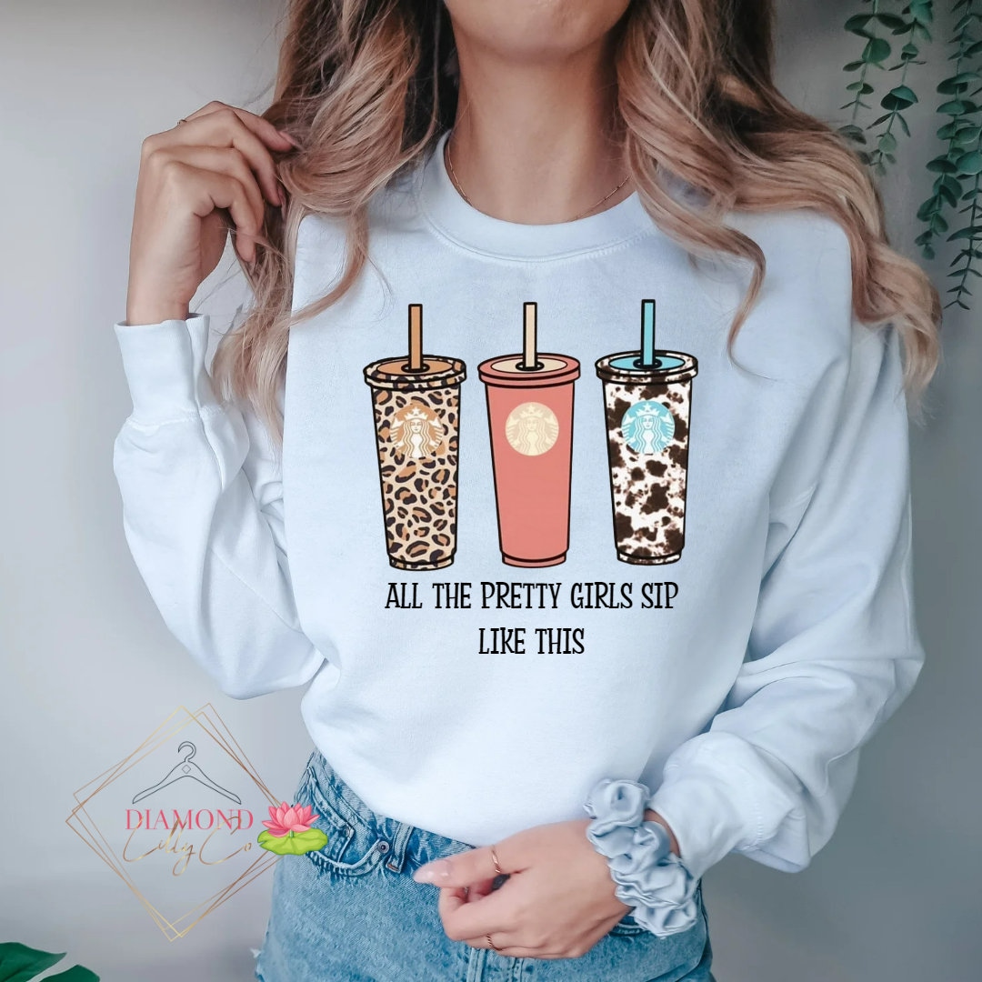 All the Pretty Girls Sip Like This, Coffee Cup - Etsy