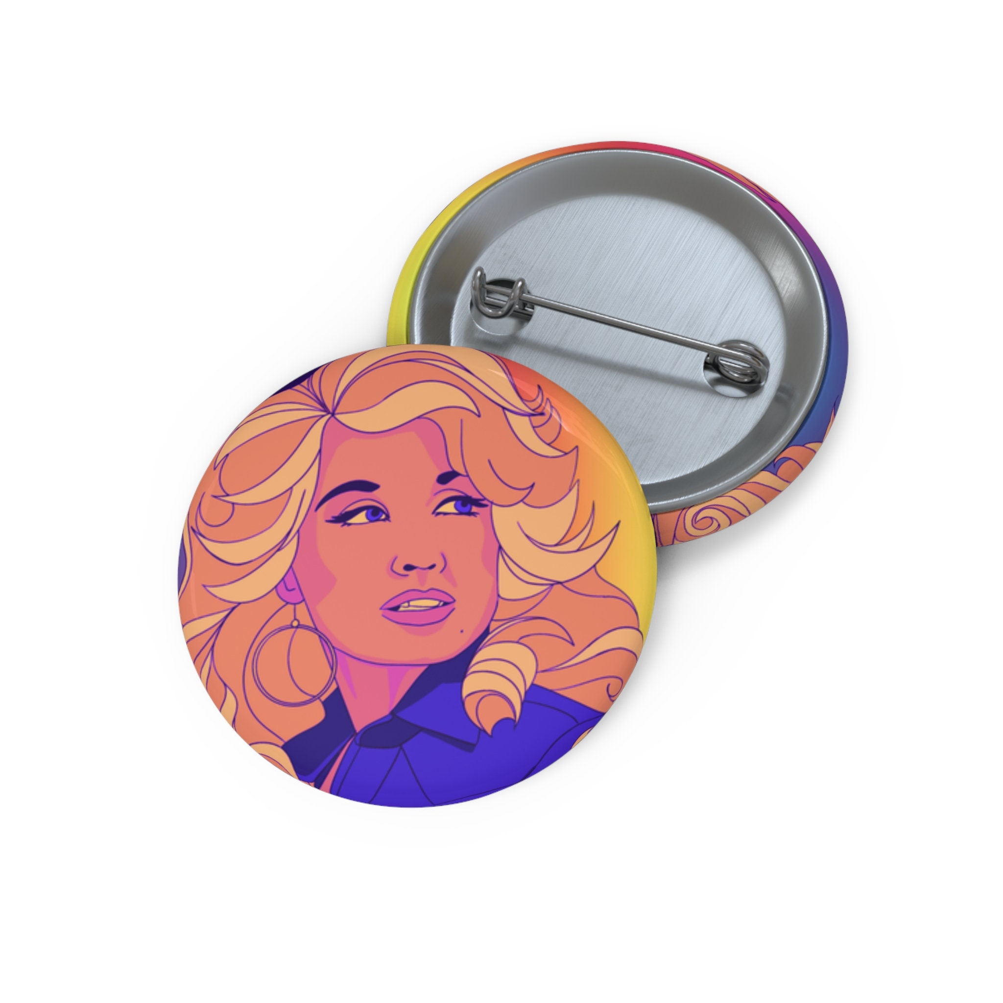 Dolly Rainbow Button - Etsy