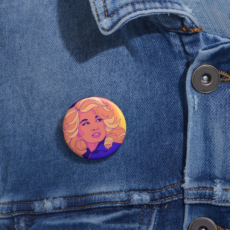 Dolly Rainbow Button - Etsy