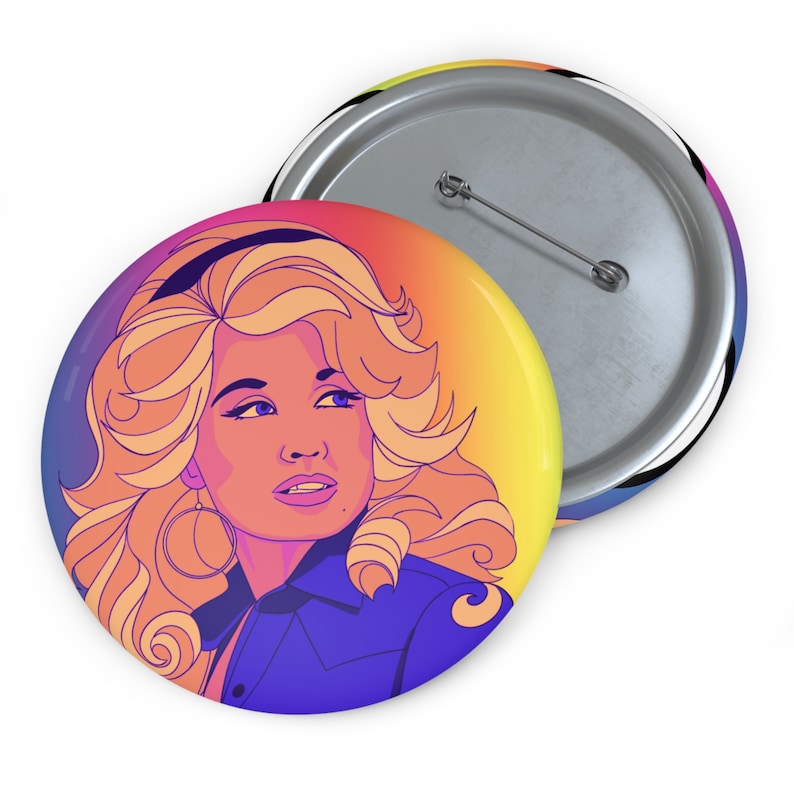Dolly Rainbow Button - Etsy