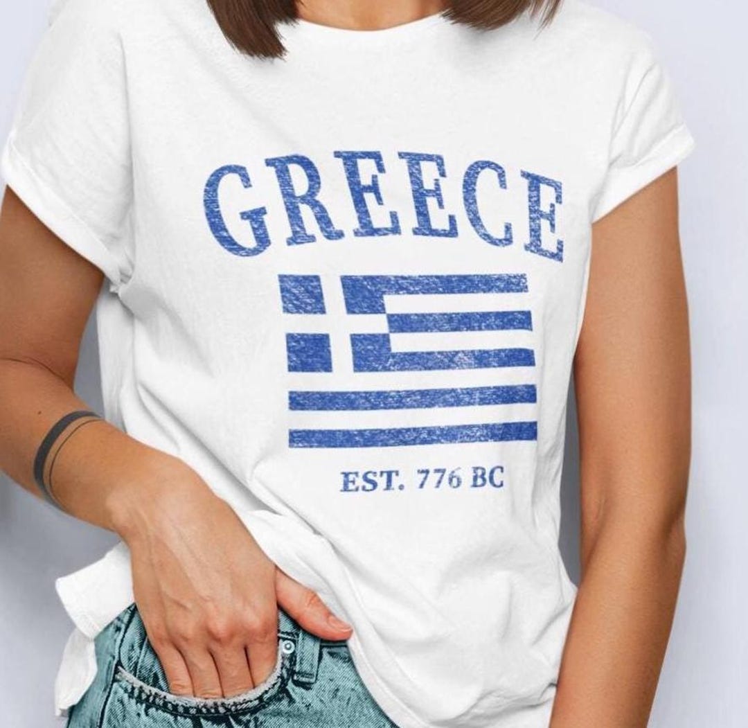 Greece Tshirt, Greek Flag Gift Tee - Etsy