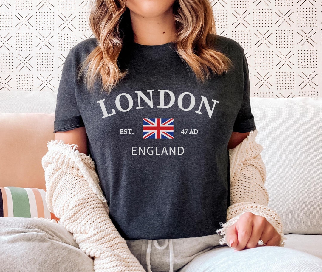 London England Tee Shirt, British Flag Tshirt Gift, United Kingdom ...