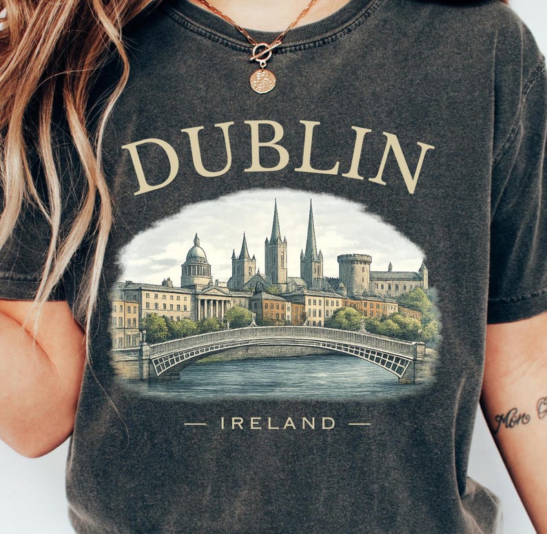 Comfort Colors® Dublin Ireland Tshirt Gift Tee - Etsy UK