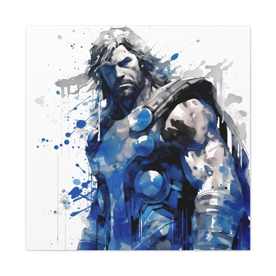 Thor Fan Art Print on Stretched Canvas - Matte Canvas, Stretched, 1.25 ...