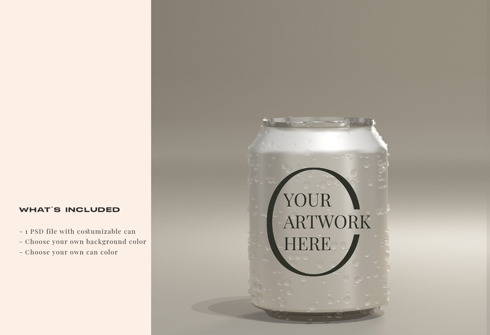Small Can Mockup, Aluminum Can Mockup, Drink Can Mockup, Beer Can ...