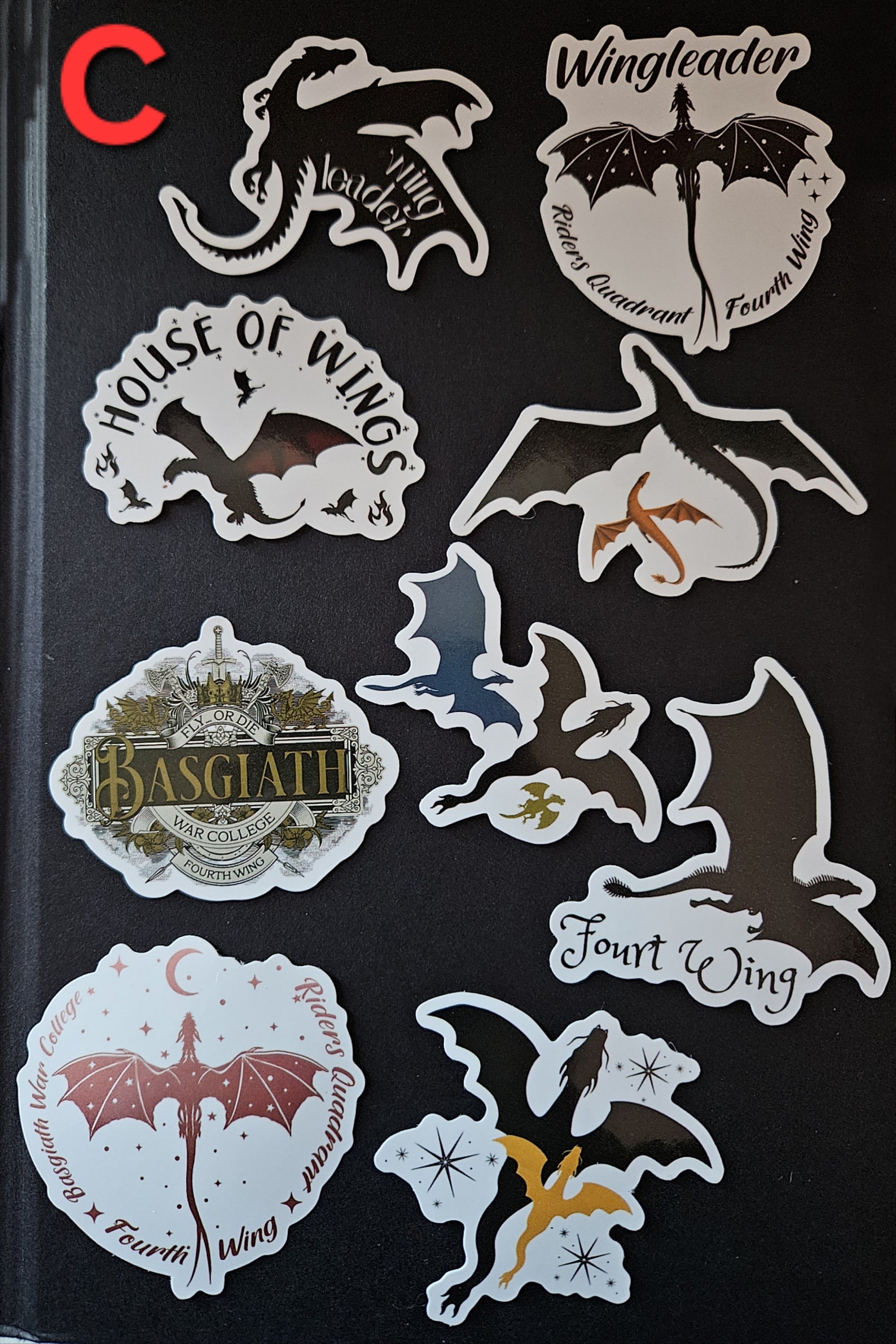 Fourth Wing Stickers - Etsy