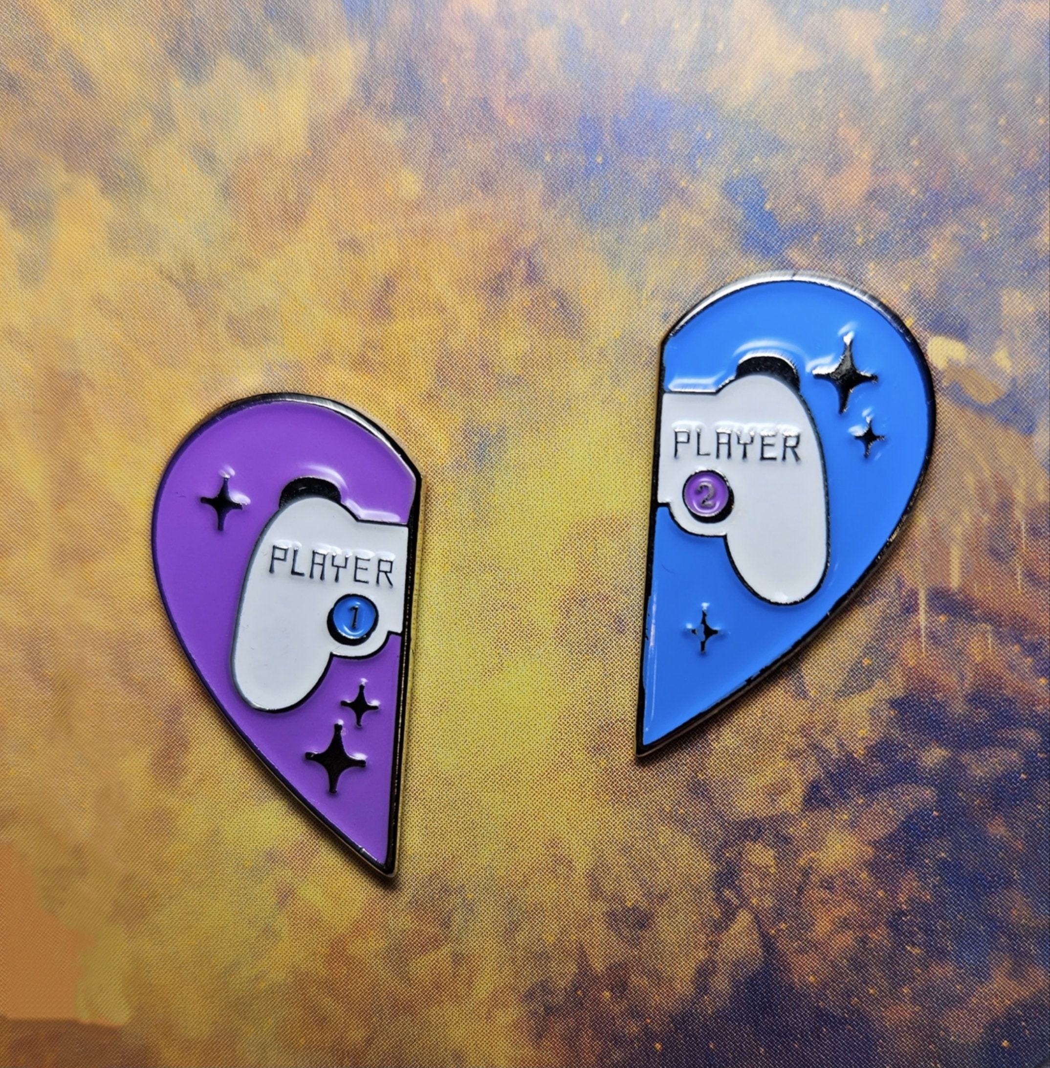 Couples Gaming Pin Set - Etsy