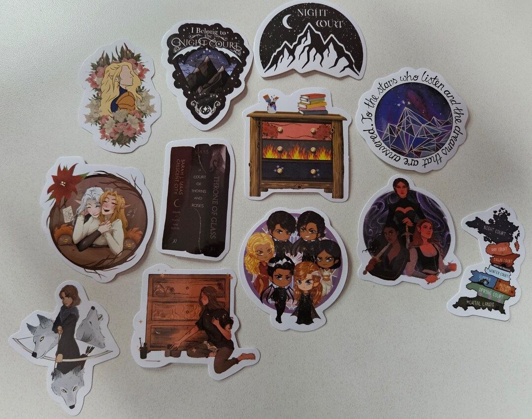A Court of Thorns and Roses Stickers - Etsy