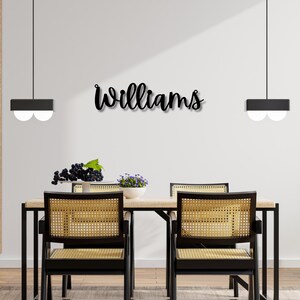 Custom Name Metal Wall Art, Personalized Name Metal Decor, Custom Word ...