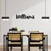 Custom Name Metal Wall Art, Personalized Name Metal Decor, Custom Word ...