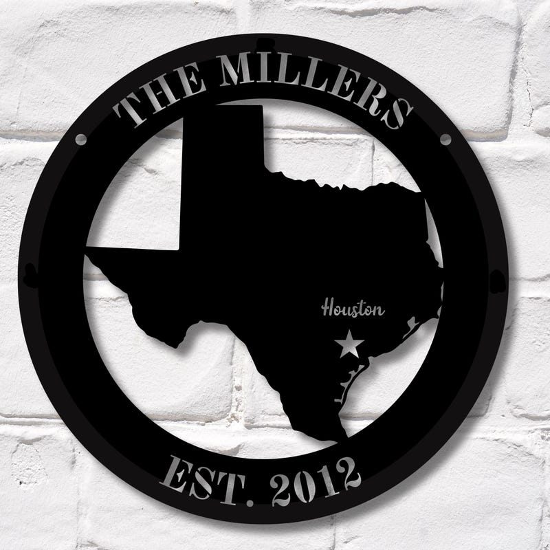 Texas Sign Steel - Etsy