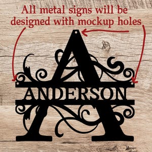 Custom Metal Monogram Letter Wall Art, Personalized Wedding Gift, Last ...