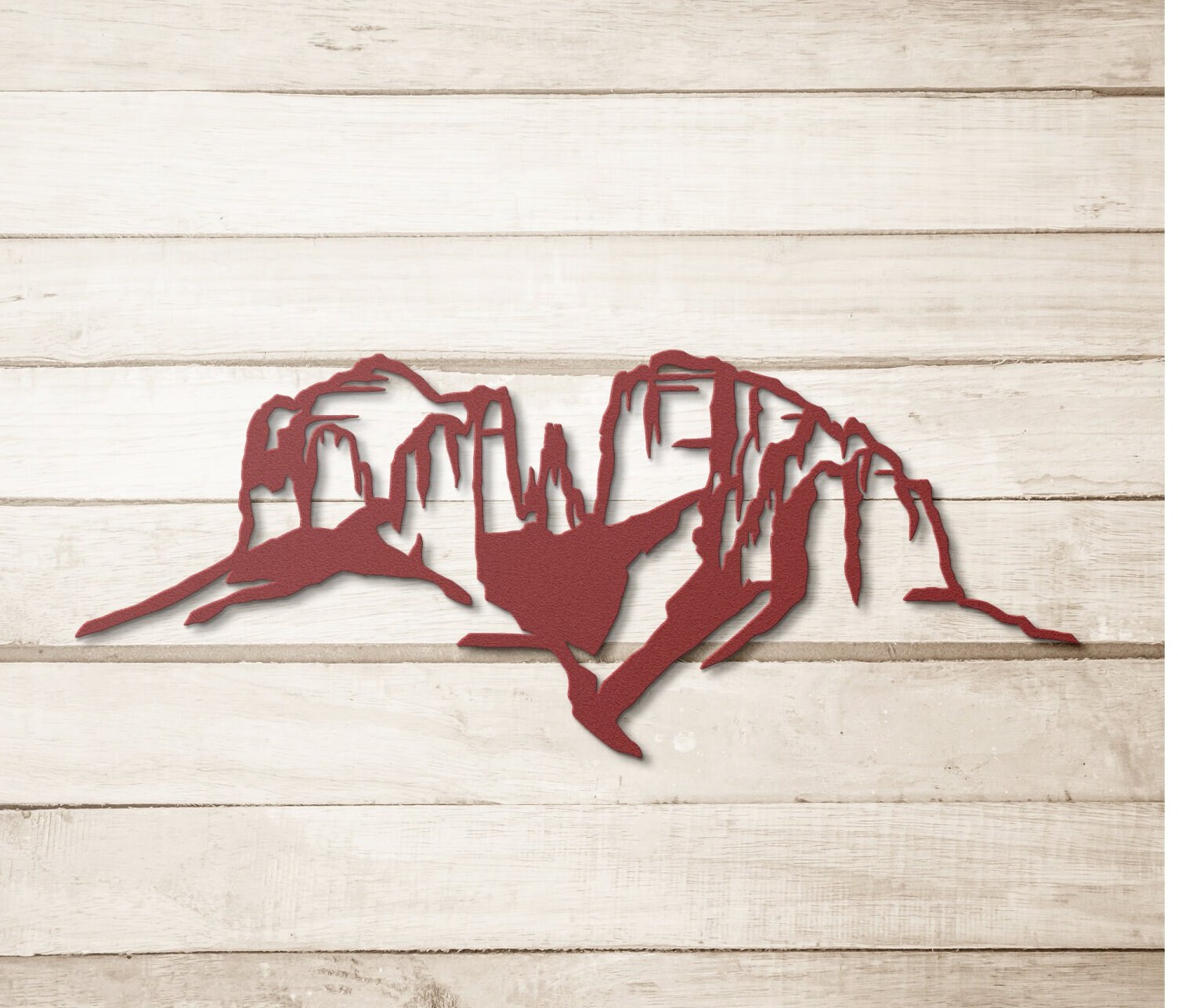 Sedona Arizona Metal Wall Art, Sedona Wall Art, Boho Desert Metal Art ...