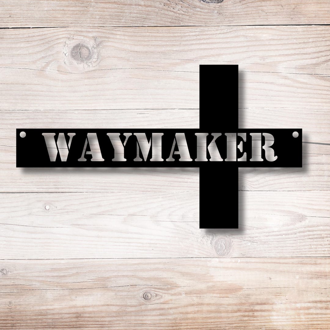 Waymaker Metal Wall Decor, Religious Metal Wall Art, Christian Gift ...