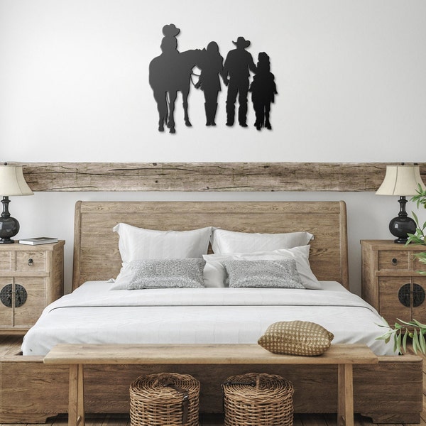 Cowboy Metal Art - Etsy