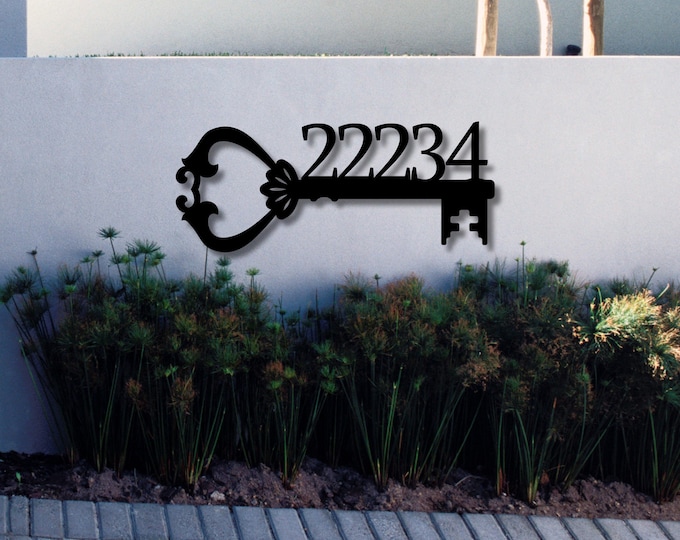Custom Metal Address Sign, Custom Sign, Outdoor Metal Sign, House ...