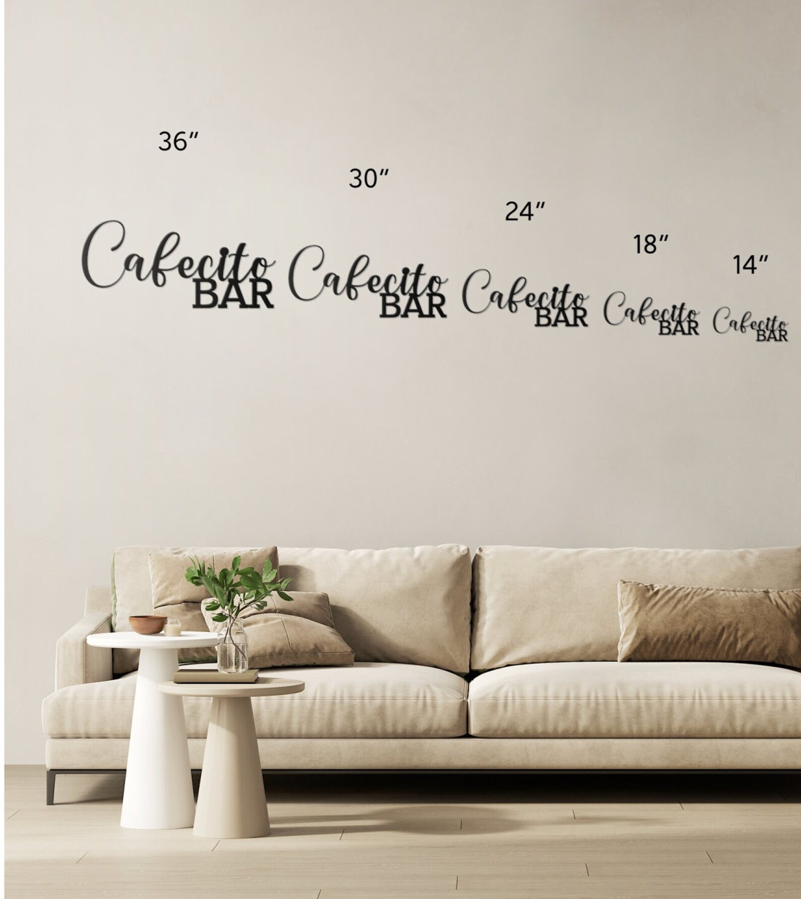 Cafecito Bar Metal Wall Art, Cafecito Bar Sign, Coffee Bar Metal Wall ...