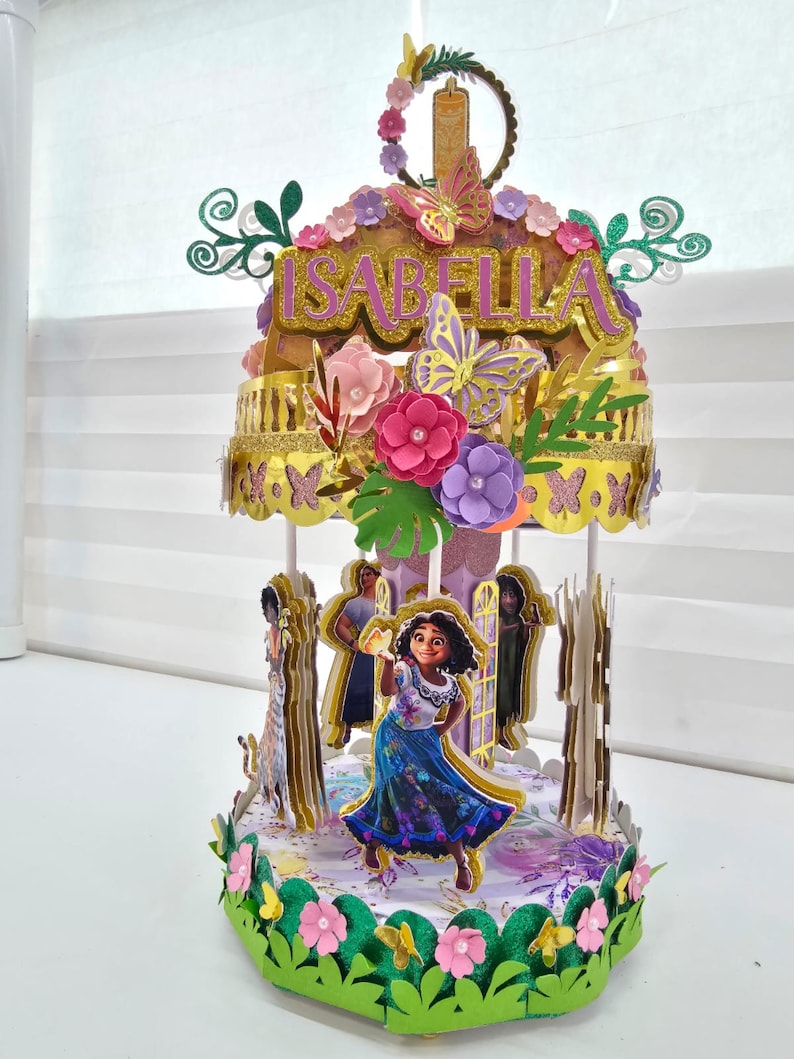 Encanto CUSTOMIZED MOTION CAROUSEL for Birthdays Parties and More ...