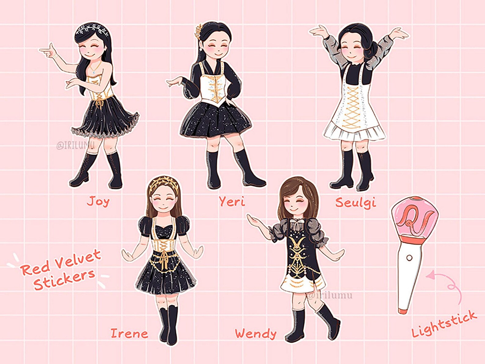 Red Velvet Feel My Rhythm Sticker Pack Kpop - Etsy