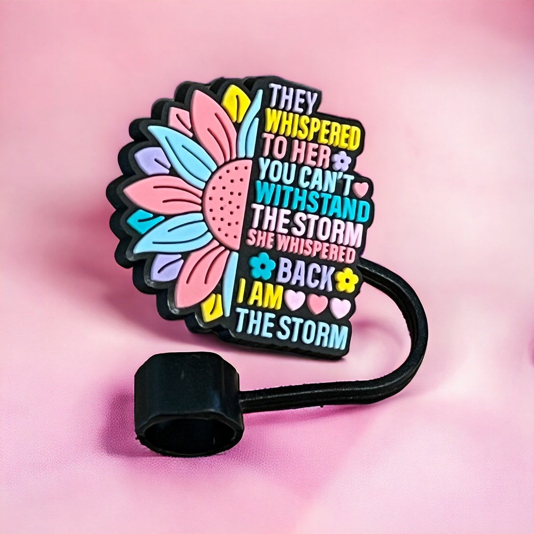 I Am the Storm Straw Topper 10mm - Etsy