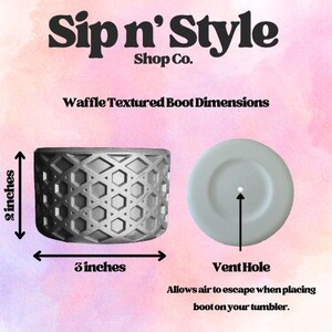 White Shimmer | Waffle | Silicone Boot - Etsy