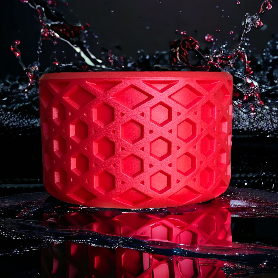 Red Pearl Waffle Silicone Boot Stanley/simple Modern/brumate/hydrojug ...