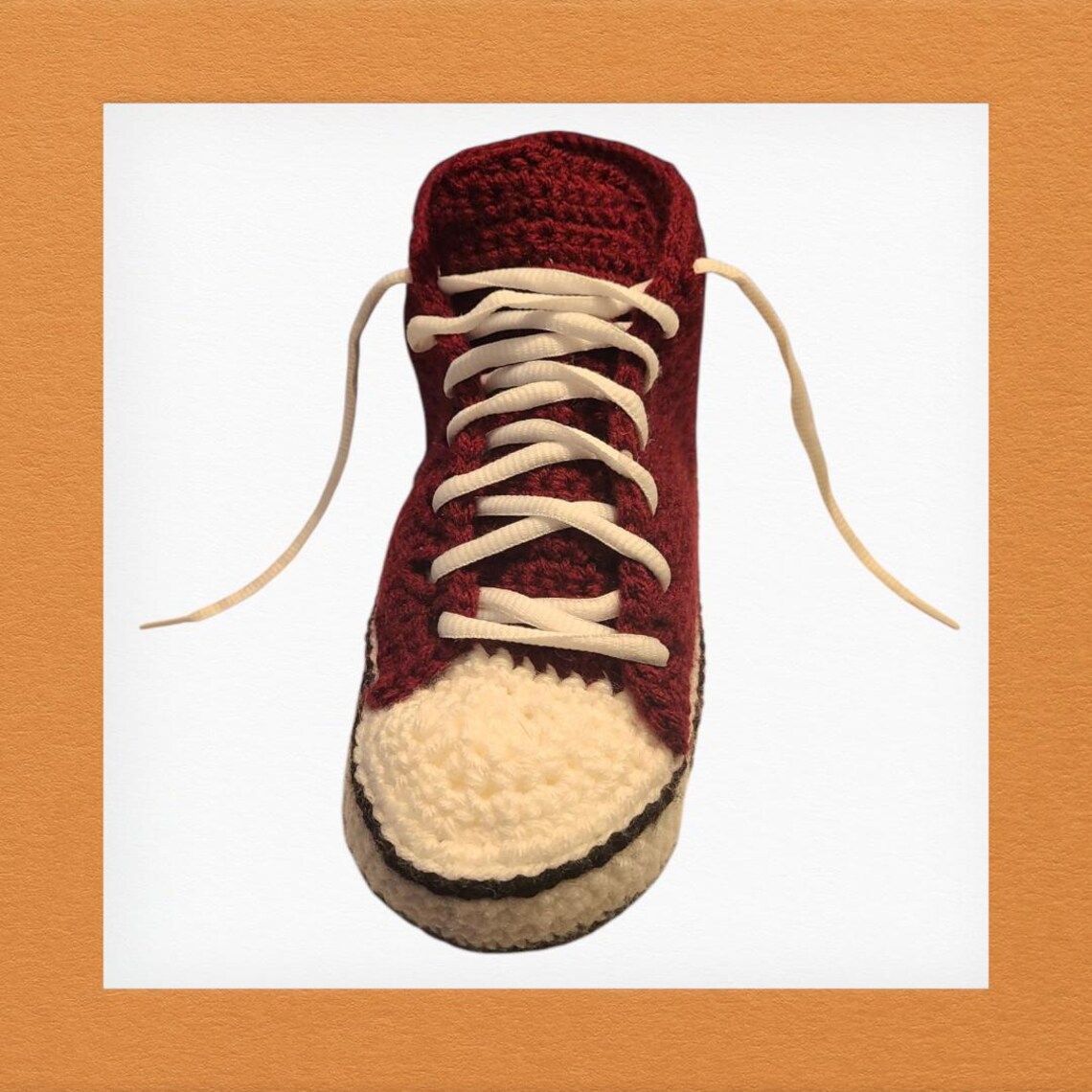 Handmade Crochet Converse-style Slippers – Unisex, Custom Colors, Cozy ...