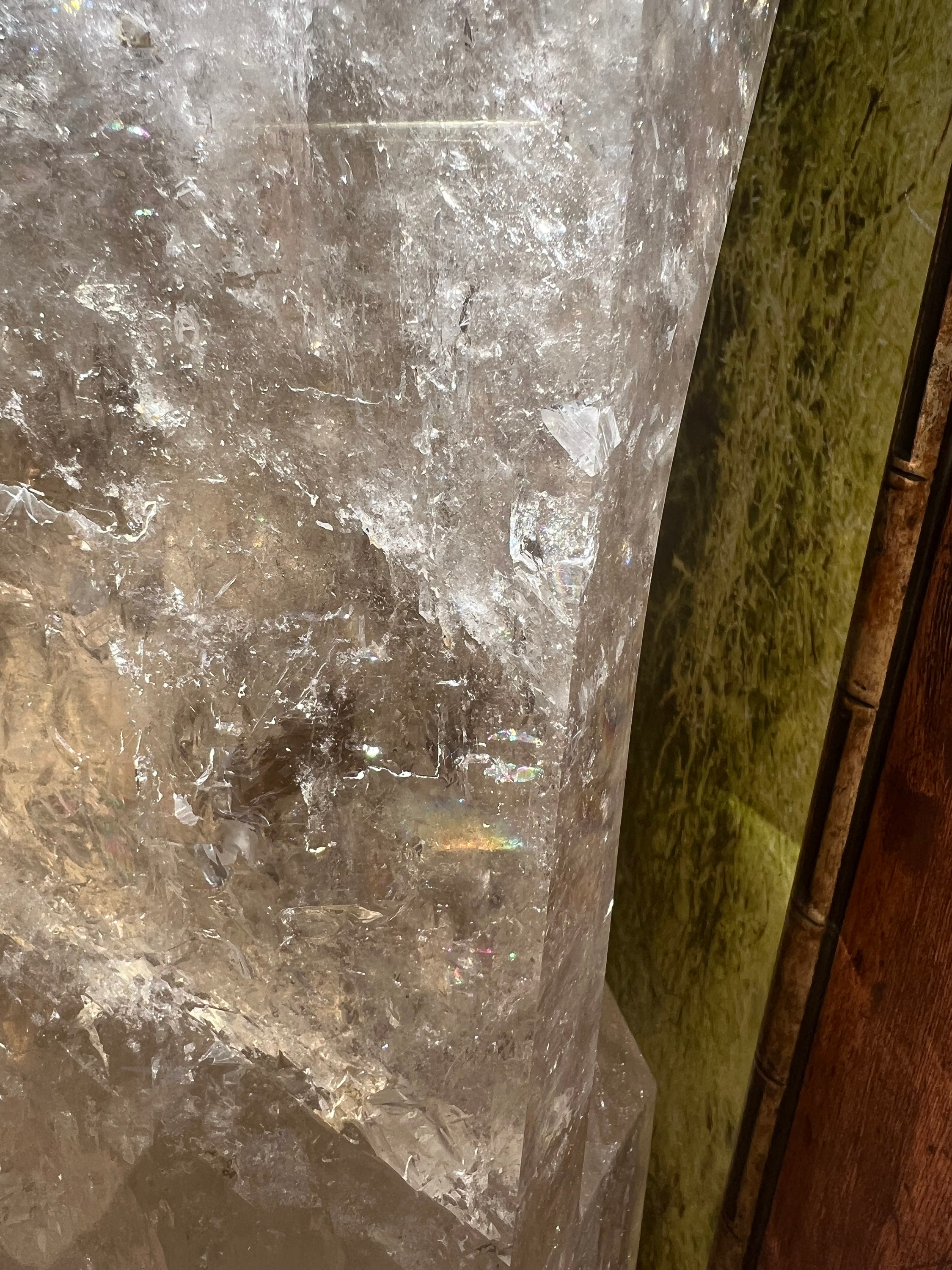 Extra Large Quartz Point With Rainbows - Etsy