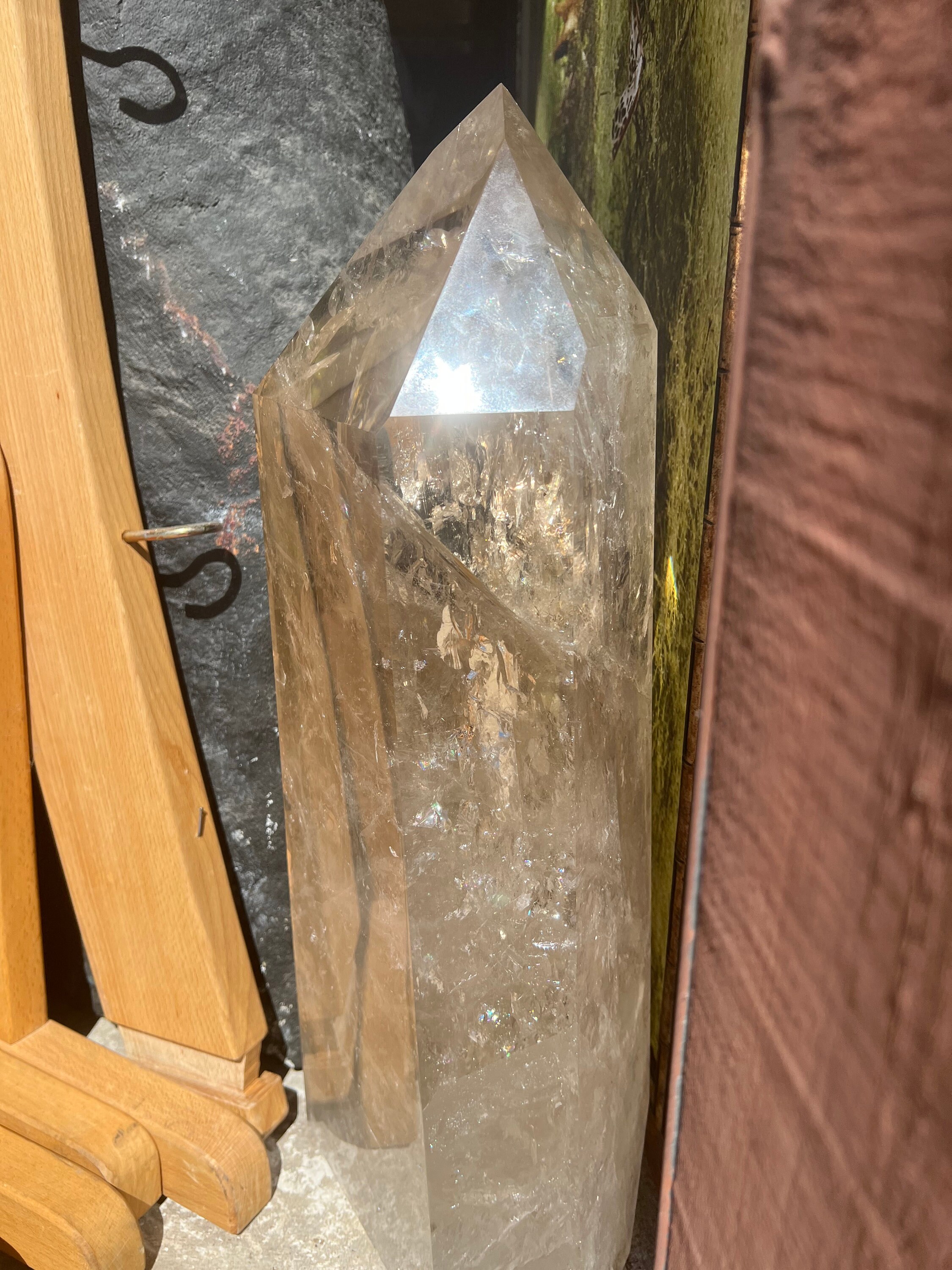 Extra Large Quartz Point With Rainbows - Etsy