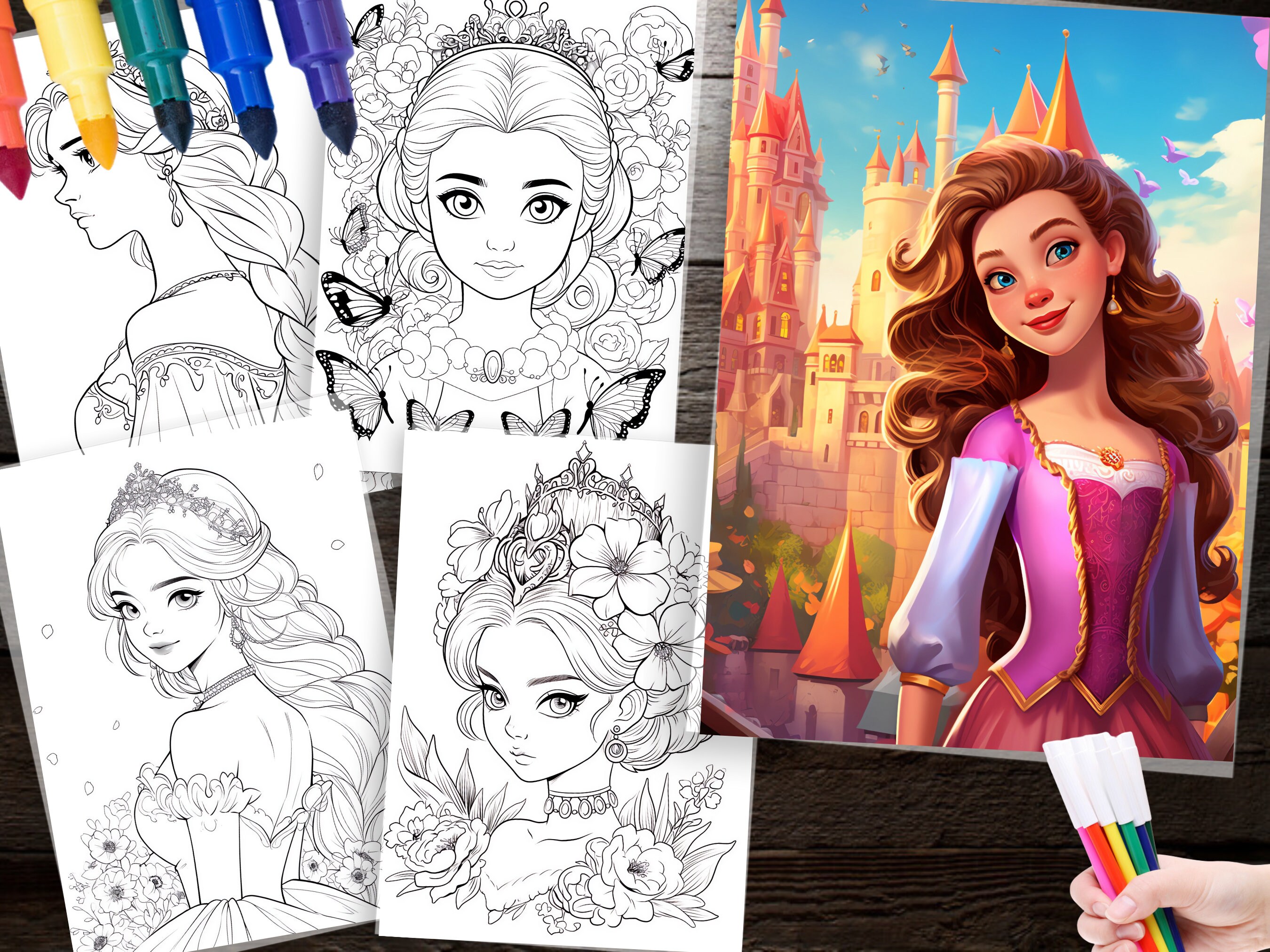 170 Adorable Princes Coloring Pages Royal Fun for Kids Printable ...