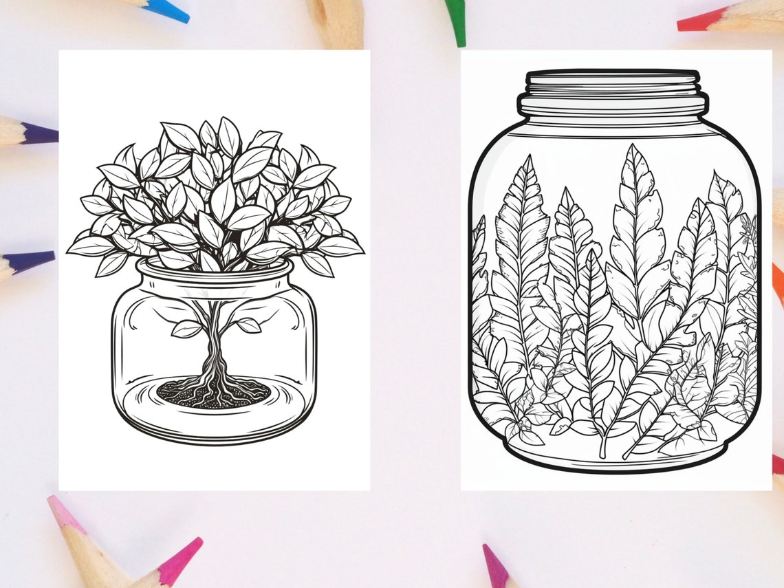 Get 100 Jar Printable Coloring Pages Suitable for Both Kids and Adults ...