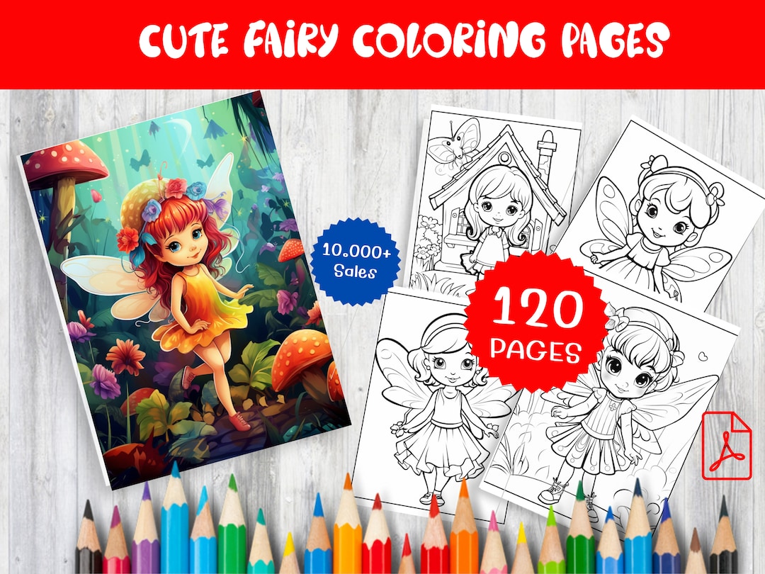 120 Enchanting Coloring Sheets for Fairy Little Princesses - Let ...