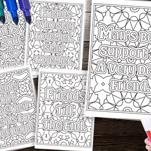 Best Friend Quotes Coloring Pages - Printable Friendship Quotes for ...