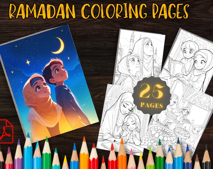 2 Ramadan Coloring Pages Ramadan Printable for Kids and Adults Ramadan ...