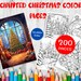 200 Christmas Coloring Pages for Kids and Adults , Printable Coloring ...