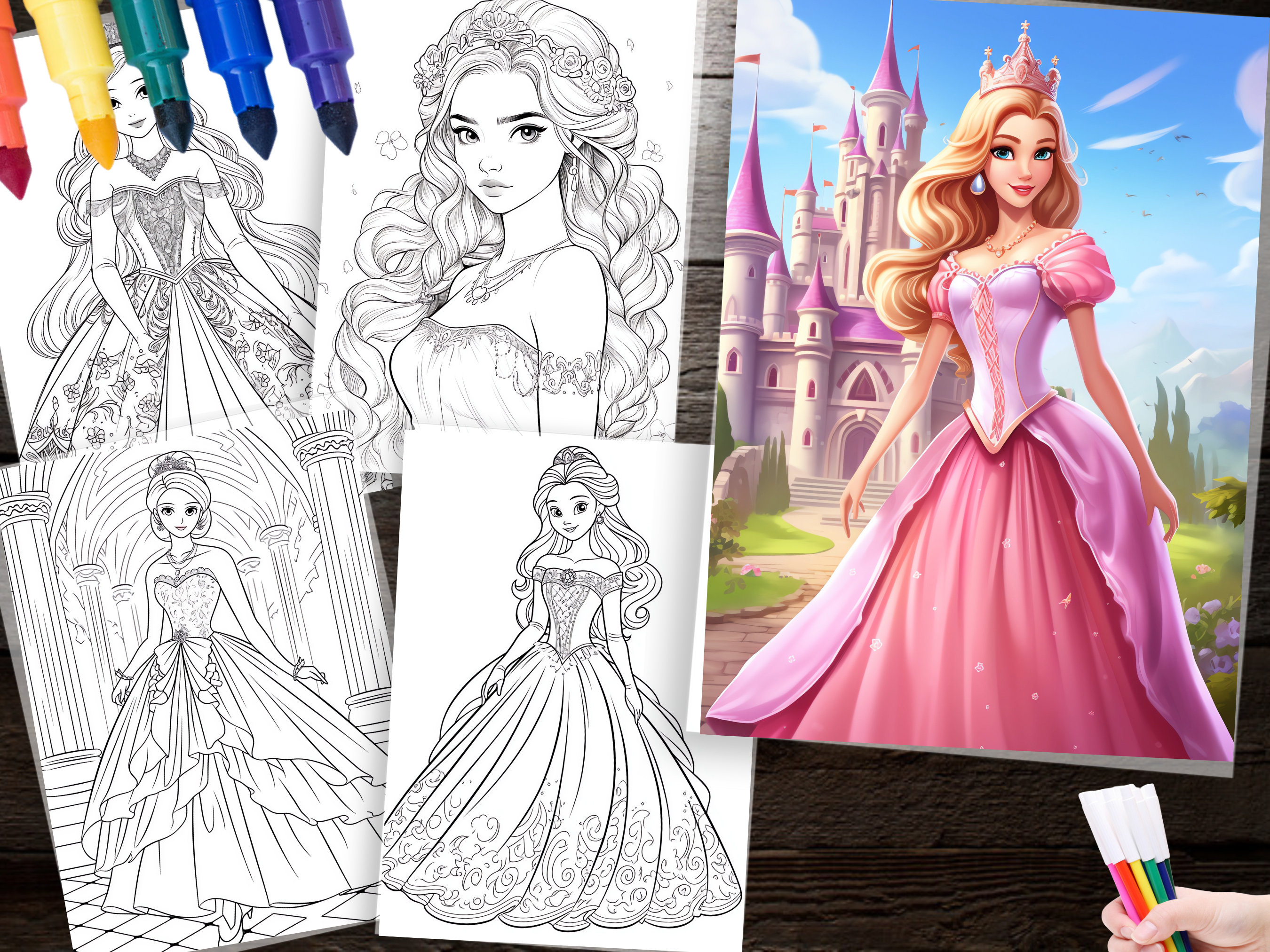 170 Adorable Princes Coloring Pages Royal Fun for Kids Printable ...