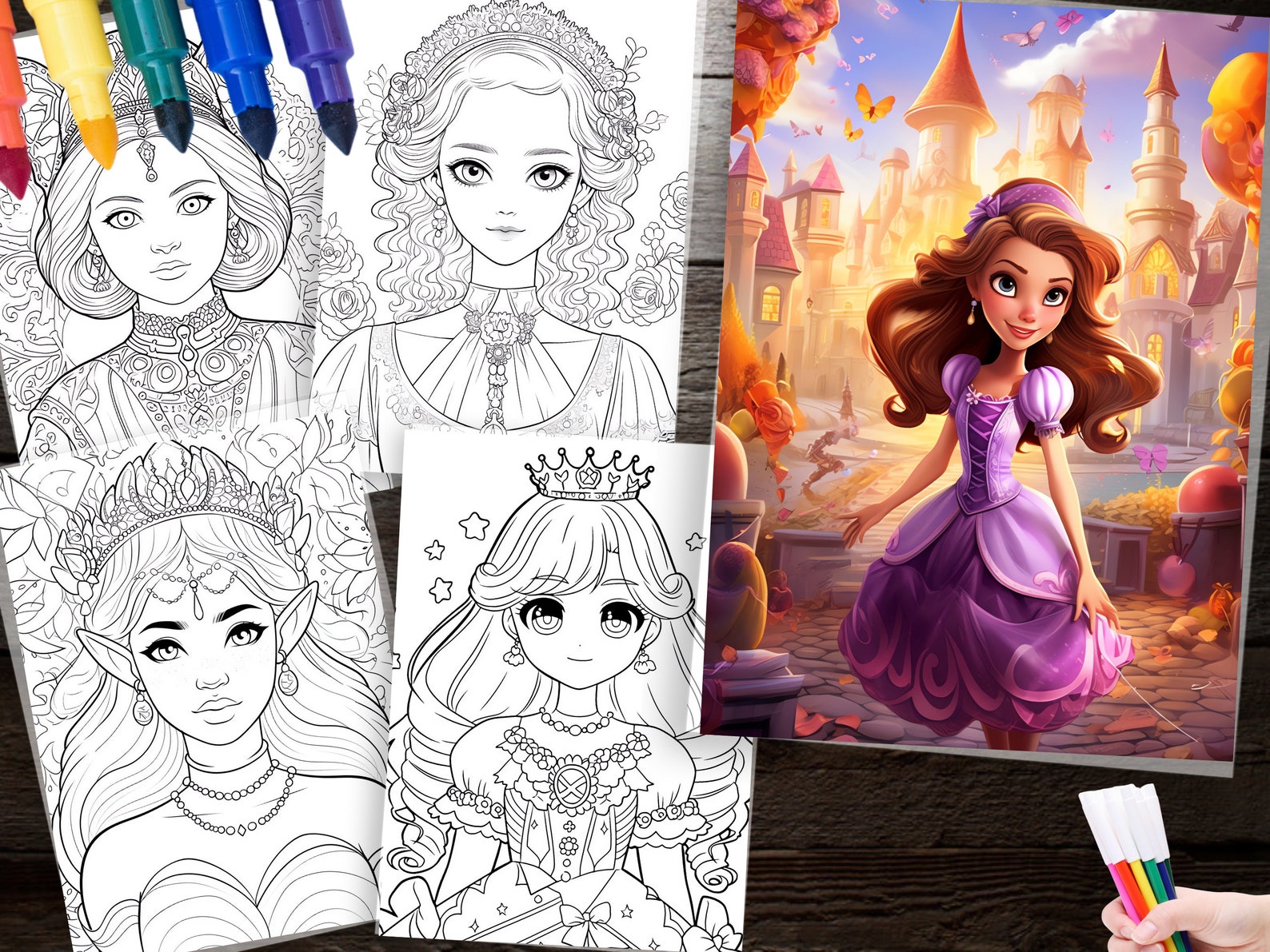 170 Adorable Princes Coloring Pages Royal Fun for Kids Printable ...