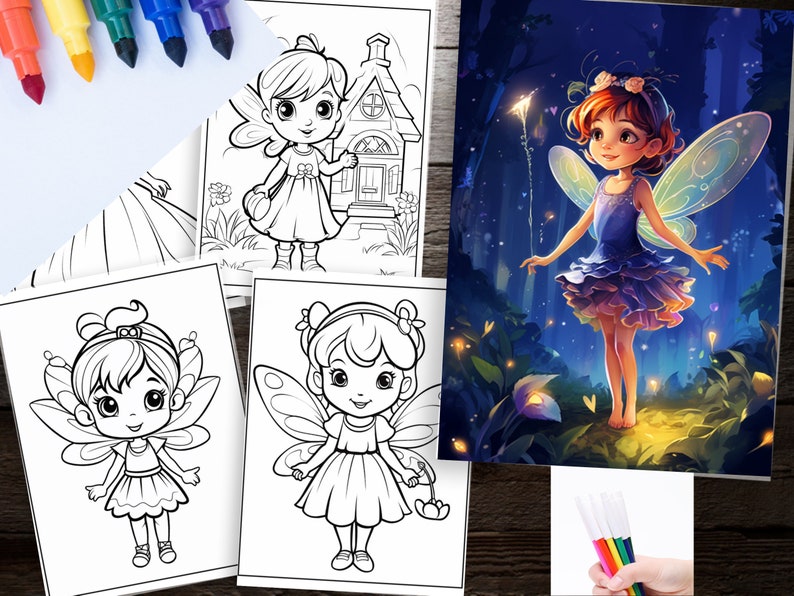 120 Enchanting Coloring Sheets for Fairy Little Princesses Let ...