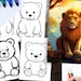 220 Wild Animals Coloring Pages for Kids Digital Download, PDF ...