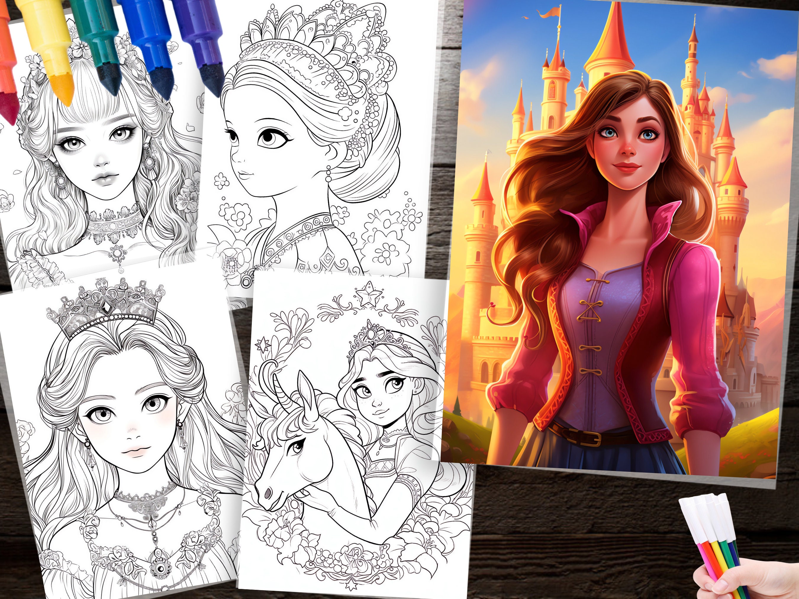 170 Adorable Princes Coloring Pages Royal Fun for Kids Printable ...