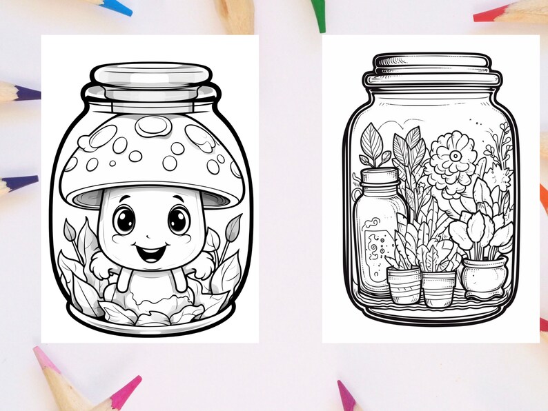 Get 100 Jar Printable Coloring Pages Suitable for Both Kids and Adults ...
