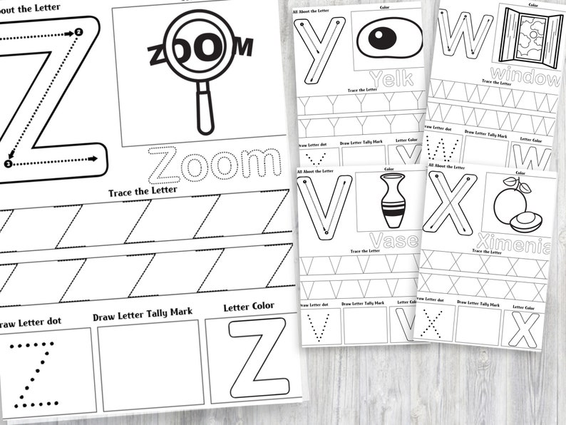 ABC Phonics Tracing Alphabets: Preschool-kindergarten Enhance Both ...