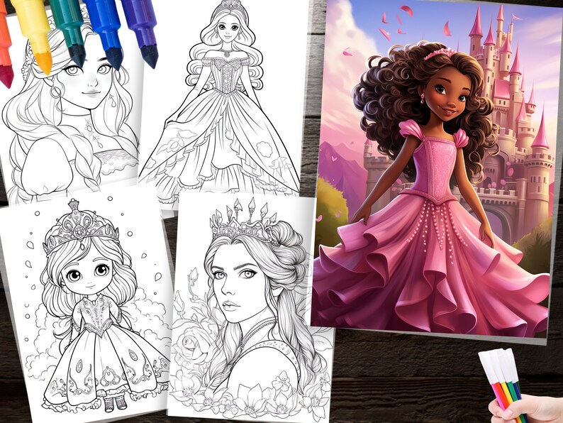 170 Adorable Princes Coloring Pages Royal Fun for Kids Printable ...